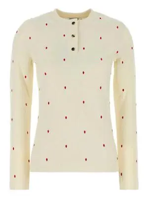 BOTTEGA VENETA BOTTEGA VENETA Embroidered Cotton-Blend Pullover