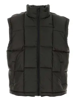 Vetements Quilted Polyester Down Vest - Brown
