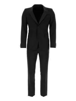 Prada Wool Blend Tuxedo Jacket For - Black
