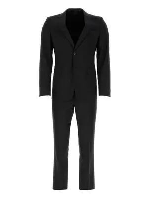 Prada Tailored Wool-mohair Suit With Cupro Lining - Black