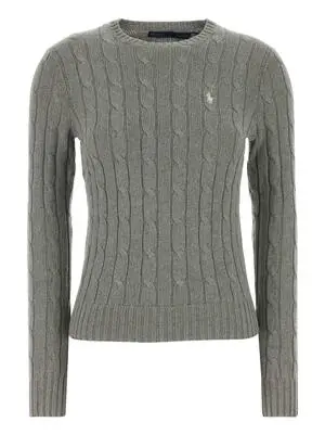 Polo Ralph Lauren Polo Ralph Lauren Women's Cotton Knit Sweater Grey
