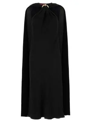 Gucci Midi Dress With Silk Lining - Black