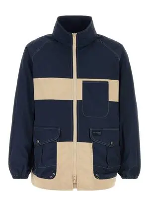 FAY FAY Two-Tone Nylon Jacket With Stand Collar Multicoloured