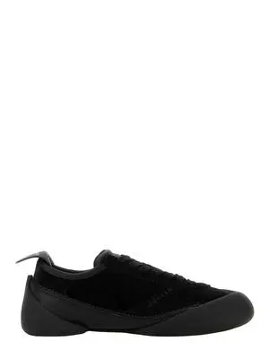 ALEXANDER MCQUEEN Alexander McQueen Canvas And Suede Lace-Up Sneakers