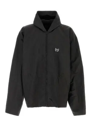 BALENCIAGA BALENCIAGA Slate Linen-Blend Jacket