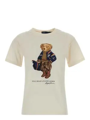 POLO RALPH LAUREN POLO RALPH LAUREN Cotton Crewneck T-Shirt With Graphic