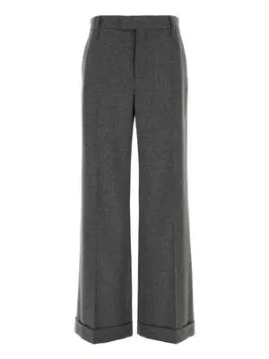 BRUNELLO CUCINELLI Brunello Cucinelli Brushed Wool-Blend Palazzo Pants