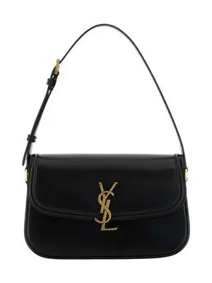 Saint Laurent SAINT LAURENT Solferino Shoulder Handbag Black