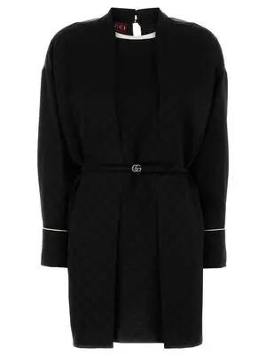 GUCCI GUCCI Crepe Dress With Monogram