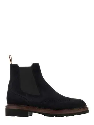 SANTONI SANTONI Suede Chelsea Boots