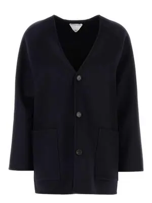 BOTTEGA VENETA BOTTEGA VENETA Wool-Cashmere V-Neck Cardigan With Pockets