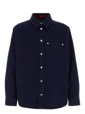 Gucci Denim Jacket With Wool Lining - Blue