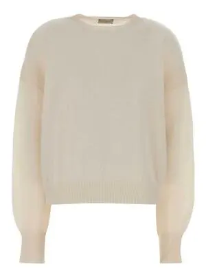 Le Kasha Organic Cashmere Sweater - White