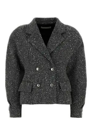Alessandra Rich Tweed Blazer - Multicoloured