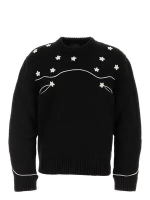 Prada 100% Wool Knit Sweater - Black