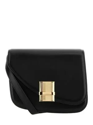SALVATORE FERRAGAMO FERRAGAMO Gancini Lock Leather Crossbody Bag