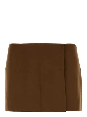 MIU MIU Miu Miu Wool Blend Mini Skirt
