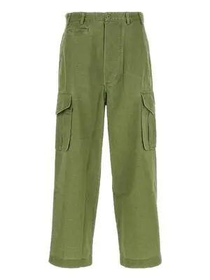 Kenzo Cotton Cargo Pants - Green