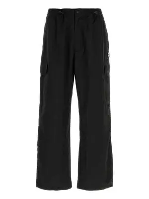 Kenzo Utility Cargo Pants In Nylon-polyester Blend - Black