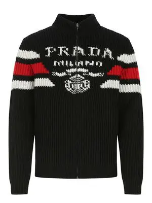 Prada Cashmere Cardigan - Black