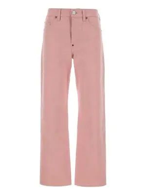 Kenzo Straight Leg Denim Jeans - Pink