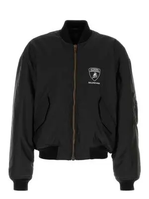 BALENCIAGA Balenciaga X Automobili Lamborghini Nylon Bomber Jacket With Silk Padding