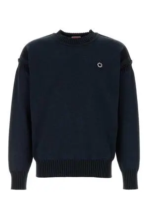 Kenzo Cotton-wool Blend Knit Sweater - Blue