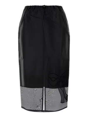 CECILIE BAHNSEN CECILIE BAHNSEN Silk Blend Skirt With Bow Detail