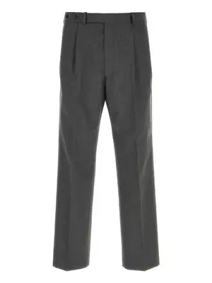 Prada Wool-blend Trousers - Grey