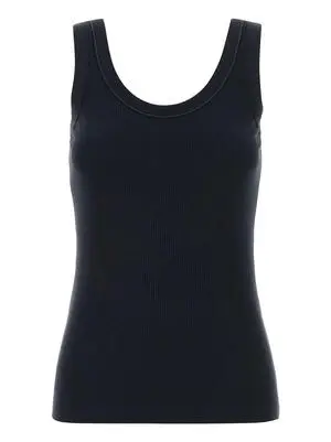 BRUNELLO CUCINELLI BRUNELLO CUCINELLI Ribbed Stretch Cotton Tank Top