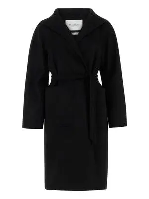 Max Mara Lilia Cashmere Belted Jacket - Black