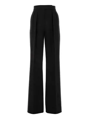 PIANOFORTE PIANOFORTE Karub Wide-Leg Stretch Wool Pants