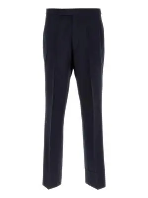 Prada Wool-mohair Blend Tailored Dress Pants - Blue