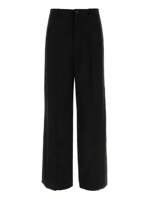 BALENCIAGA BALENCIAGA Twill Wide-Leg Trousers