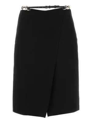 GUCCI GUCCI Virgin Wool Belted Wrap Skirt