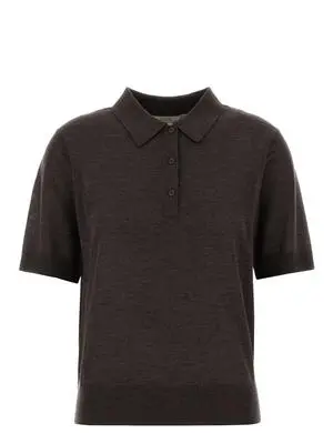 Loulou De Saison Cashmere Migo Polo Shirt - Brown