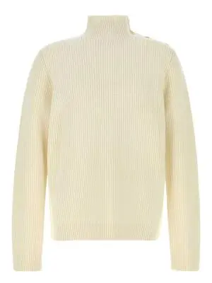 Prada Ivory Wool Sweater - White
