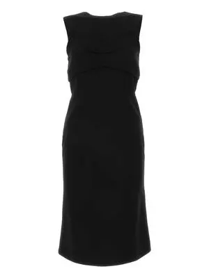 Sportmax Mirto Stretch Polyester Dress - Black