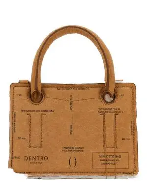 DENTRO Mini Otto Paper Handbag - Printed