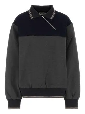 Miu Miu Oversized Stretch Viscose-blend Polo Shirt - Multicoloured