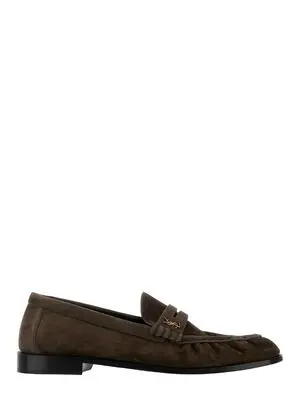 SAINT LAURENT SAINT LAURENT Suede Loafers With Leather Sole