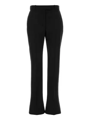 Alexander McQueen Tailored Wool Trousers - Black