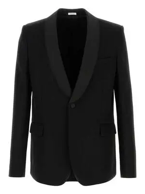 Alexander McQueen Wool Blazer - Black