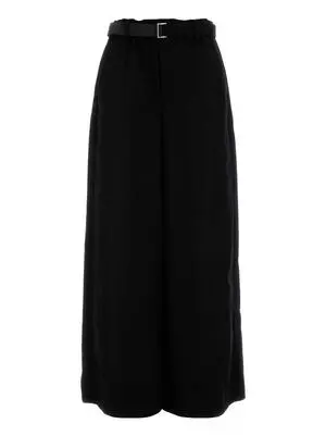 SACAI SACAI Wide-Leg Wool Trousers