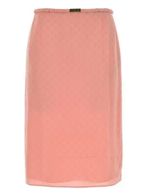 GUCCI Gucci GG Silk Mini Skirt