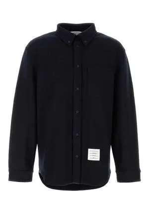 THOM BROWNE Thom Browne Oversize Cotton-Wool Shirt