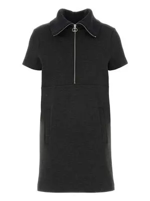 Gucci Gucci Melange Dark Grey Stretch T-Shirt Dress Grey