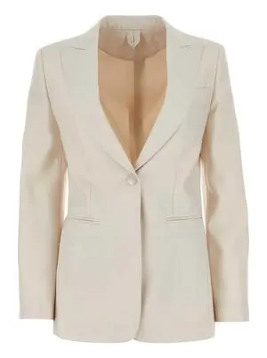 MAX MARA MAX MARA Avoriaz Wool-Silk Duchesse Blazer
