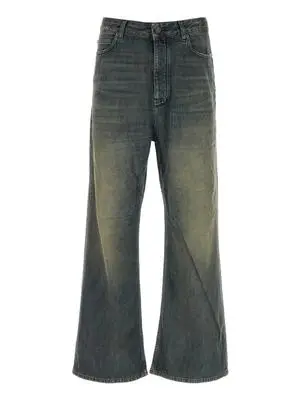 Balenciaga Wide-leg Denim Jeans - Blue