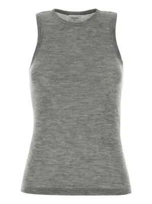 SAINT LAURENT SAINT LAURENT Melange Cashmere Tank Top